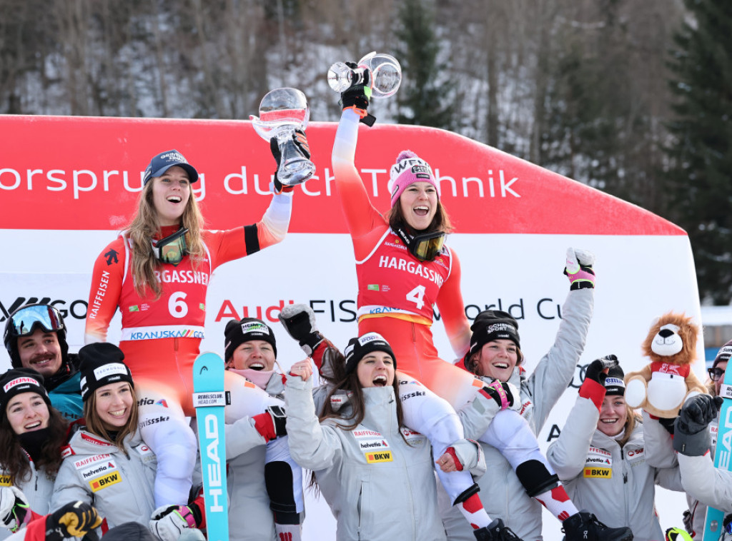 Švajcarska skijašica Kamil Rast pobednica slaloma u Kranjskoj Gori - Tanjug